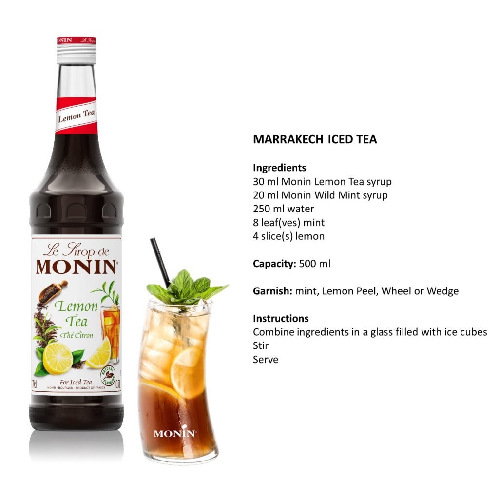 Buy Monin Lemon Tea syrup Online in Malaysia | Luen Heng
