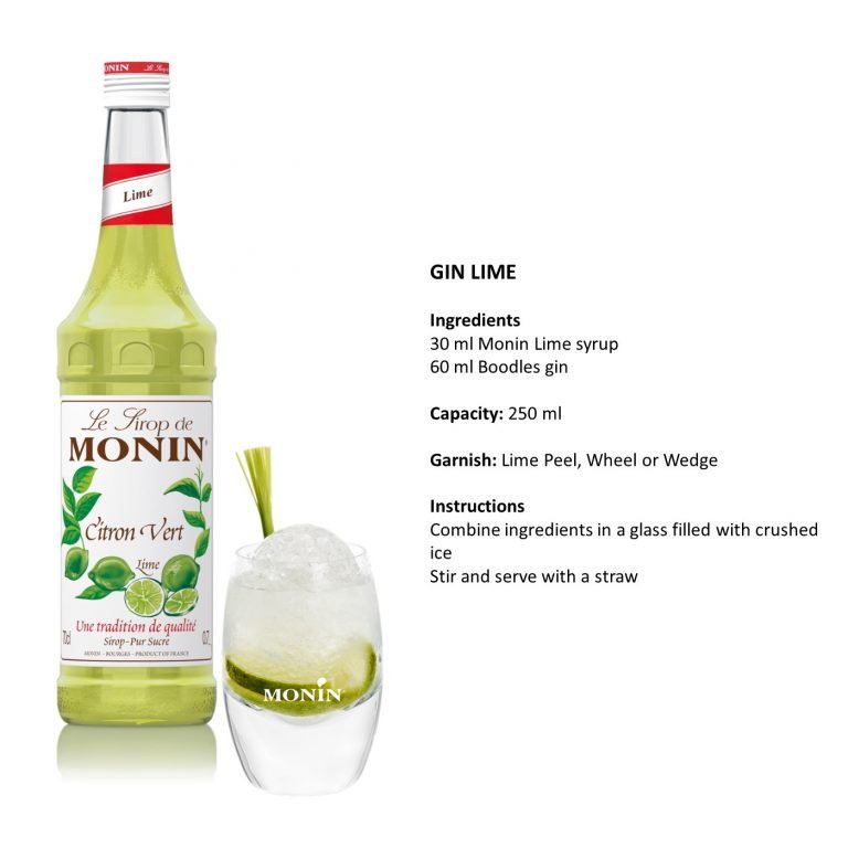 Buy Monin Lime Syrup Online in Malaysia | Luen Heng