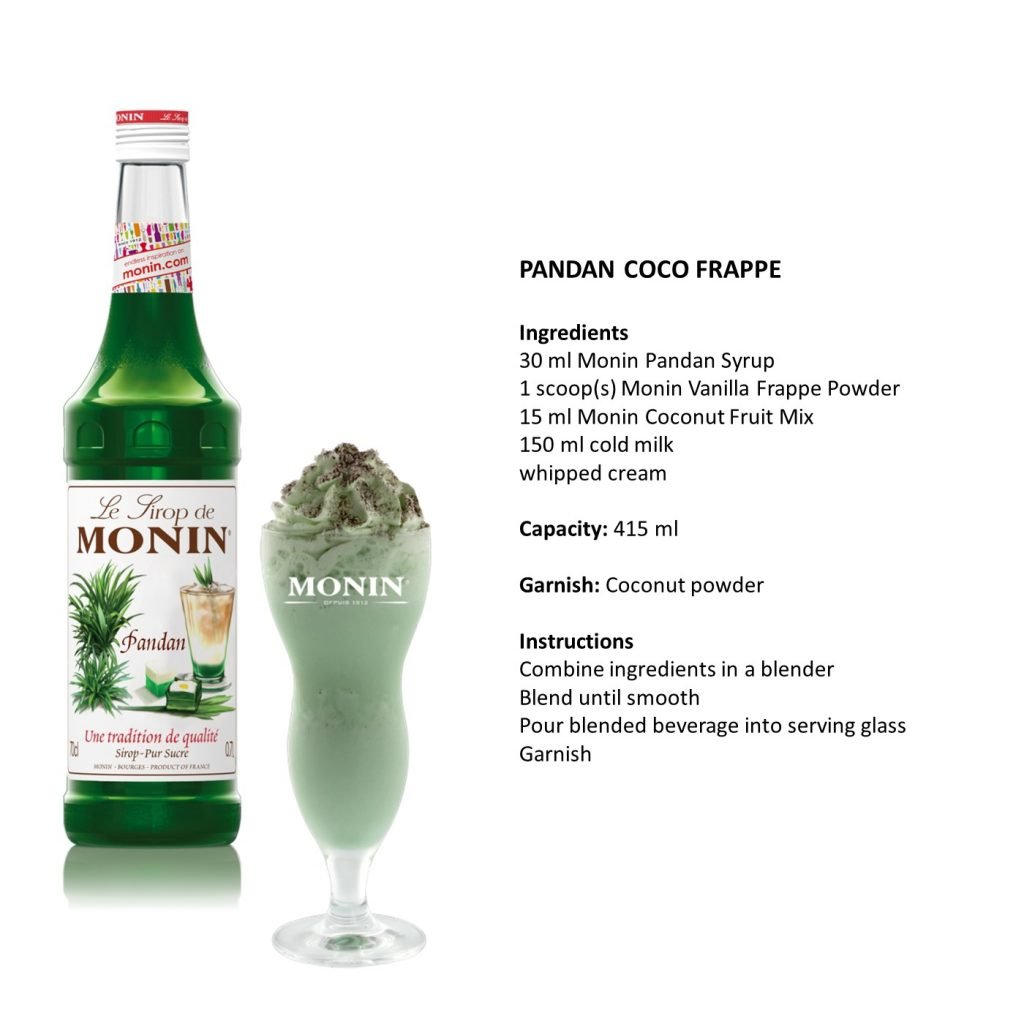 Buy Monin Pandan Syrup Online in Malaysia | Luen Heng